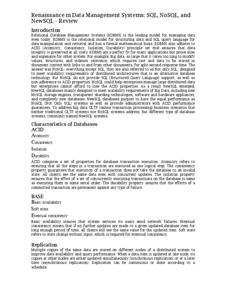 2014 Ieee Computer Nosql | PDF | No Sql | Scalability