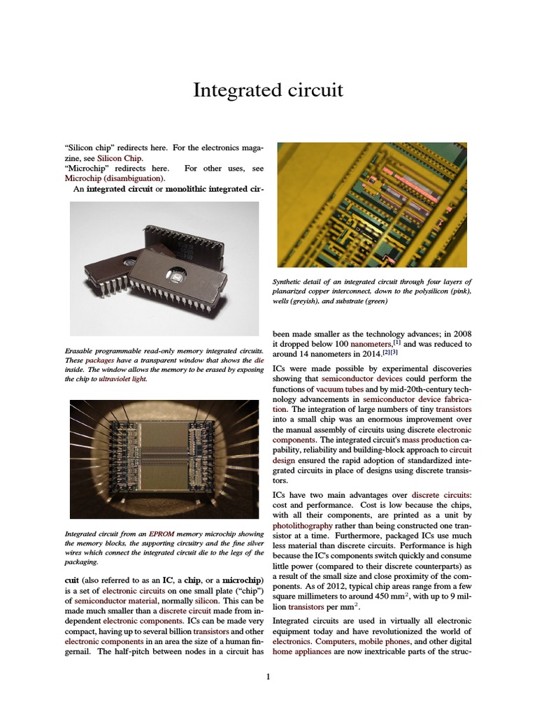 Integrated Circuit | PDF | Integrated Circuit | Semiconductor Device ...