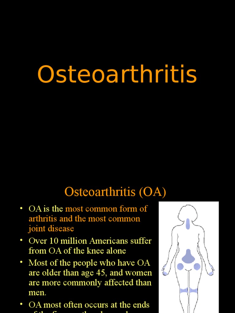 Lecture 11a.ppt | Osteoarthritis | Knee
