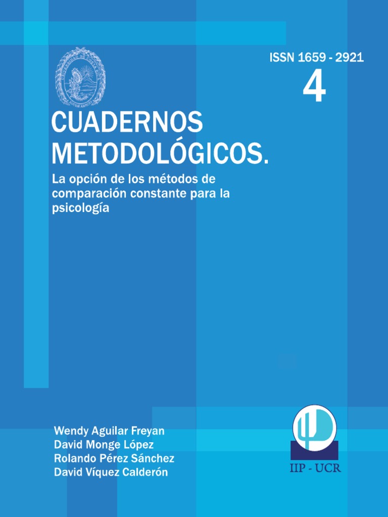 Cuaderno 4. La Opción de Los Métodos de Comparación Constante para La ...