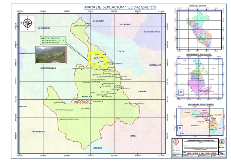 Mapa Ubicacion Huancapi | PDF | Historia