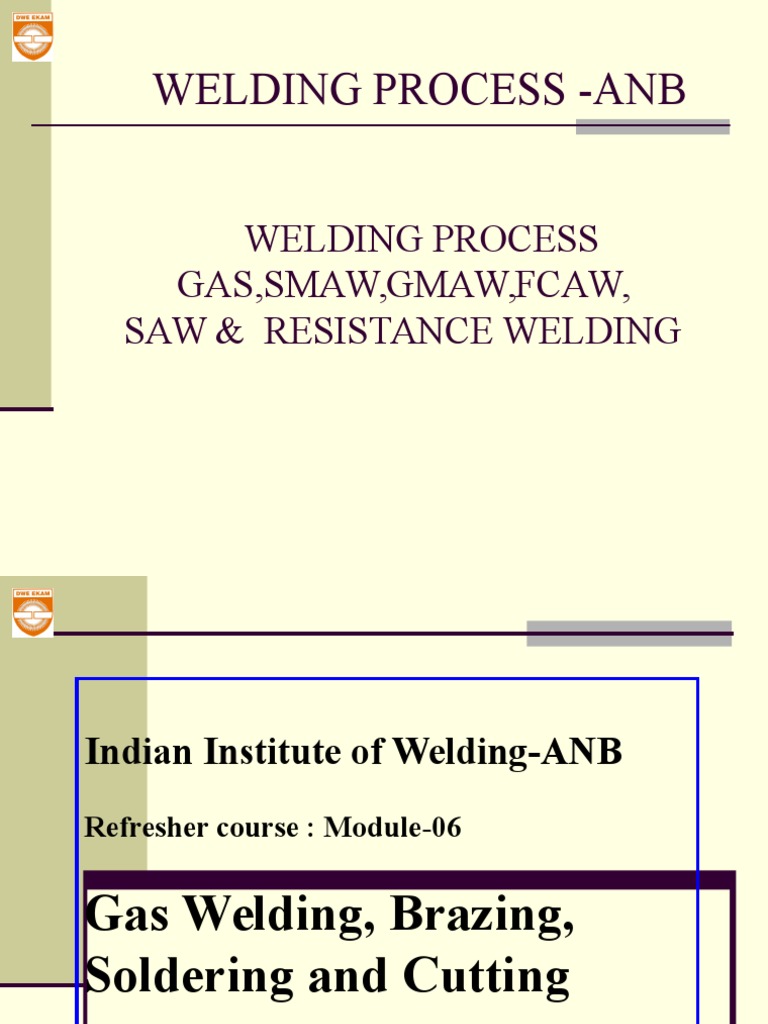 Welding Processes ANB IIW | PDF | Welding | Construction