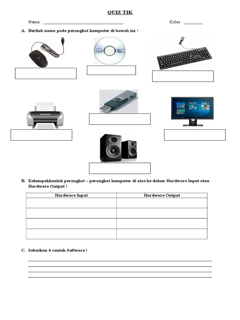 Quiz Tik | PDF | Teknologi & Rekayasa