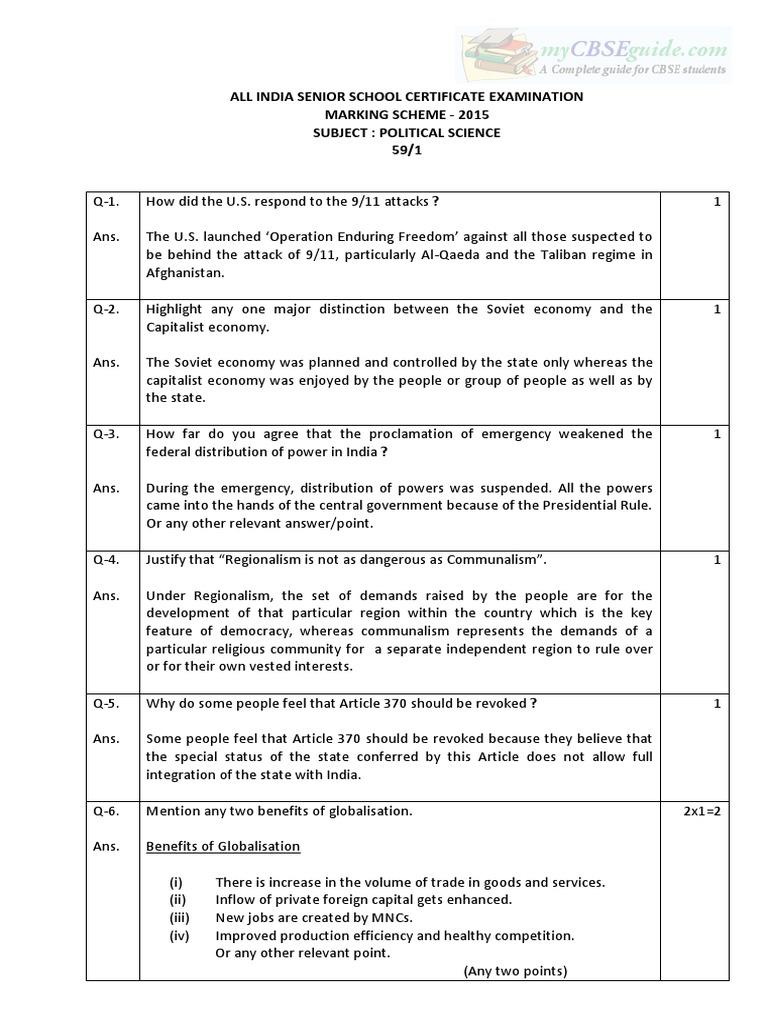 2015 Lyp Class 12 Political Science Set1 Delhi Out Side Ans Pdf Pdf Indian National Congress 