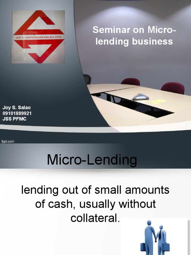 micro-lending business.ppt
