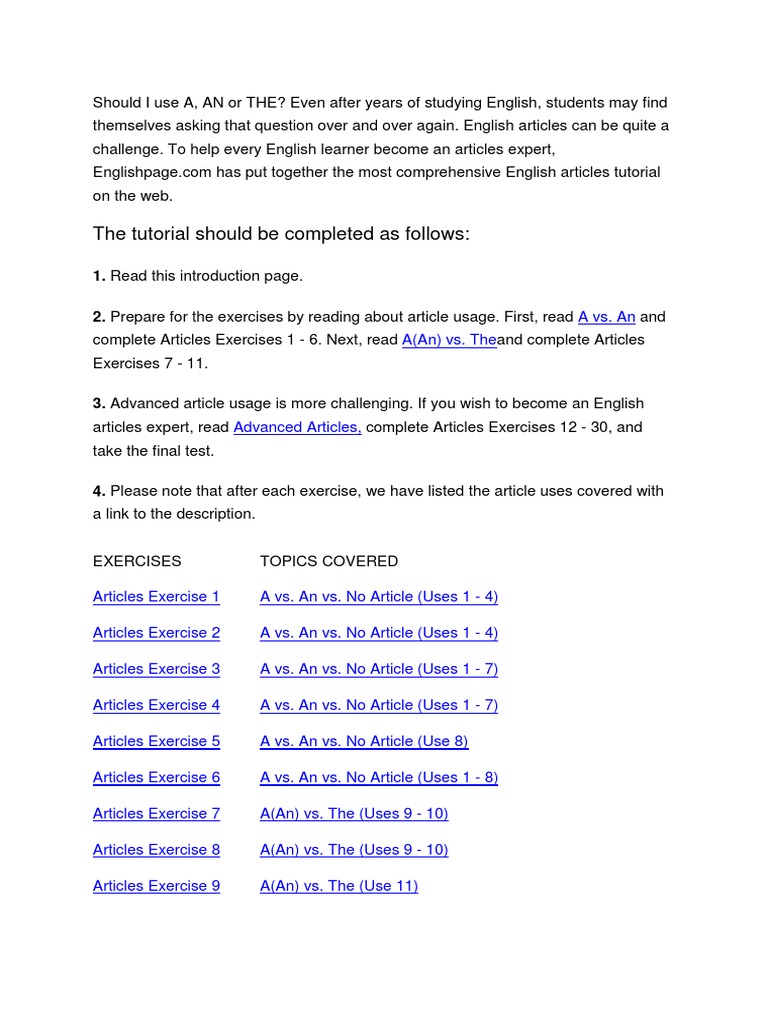 The Tutorial Should Be Completed As Follows | PDF