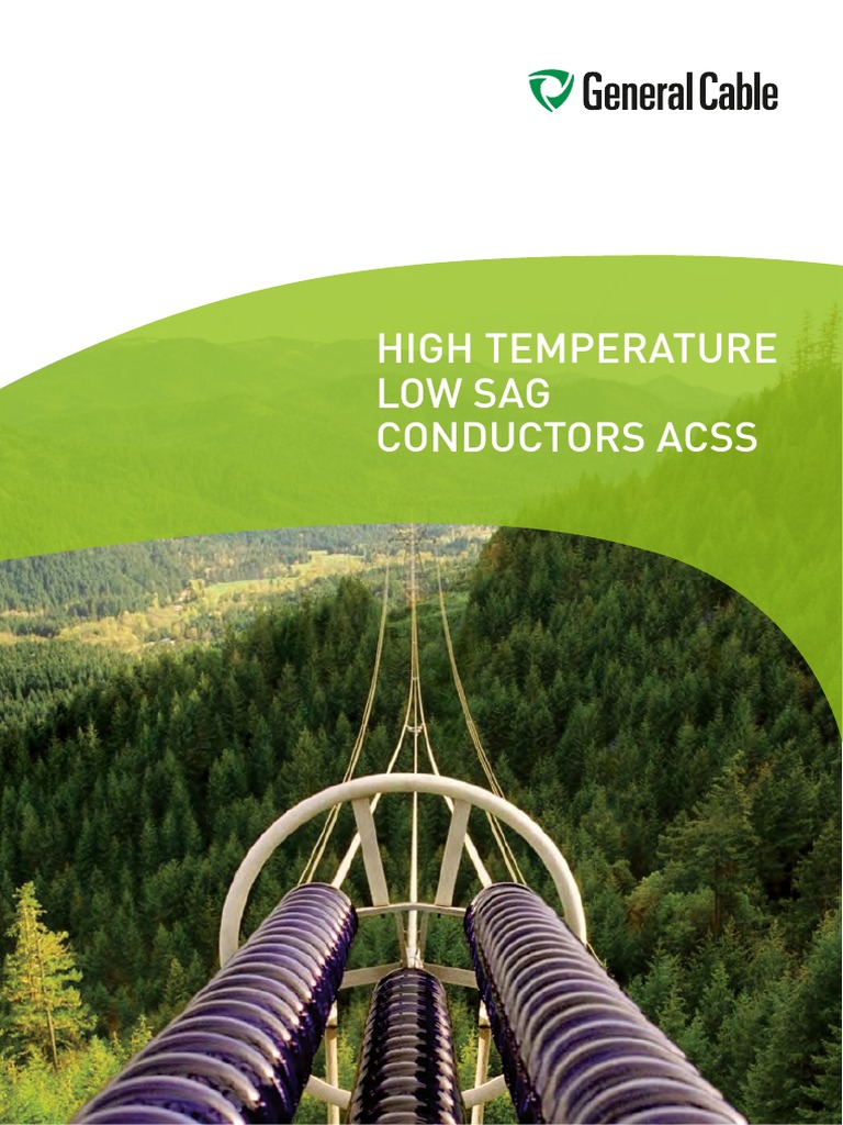High Temperature Low Sag Conductors Acss: OHL Department | PDF ...