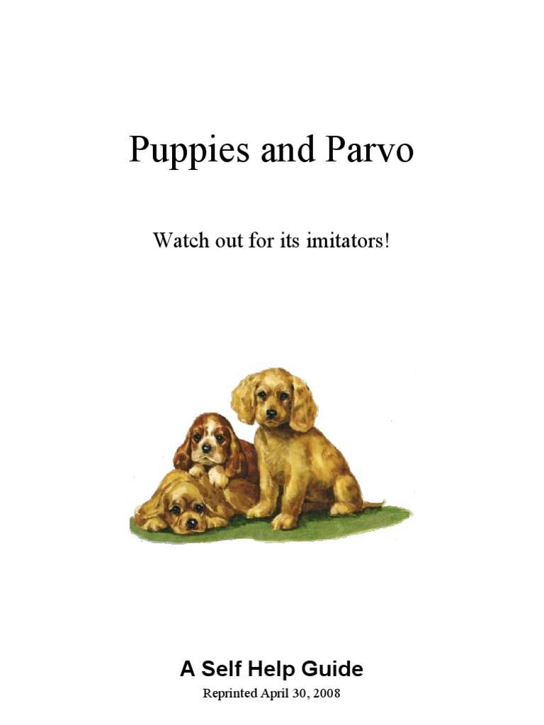 Parvo Information Self Help Guide | PDF | Infection | Medicine