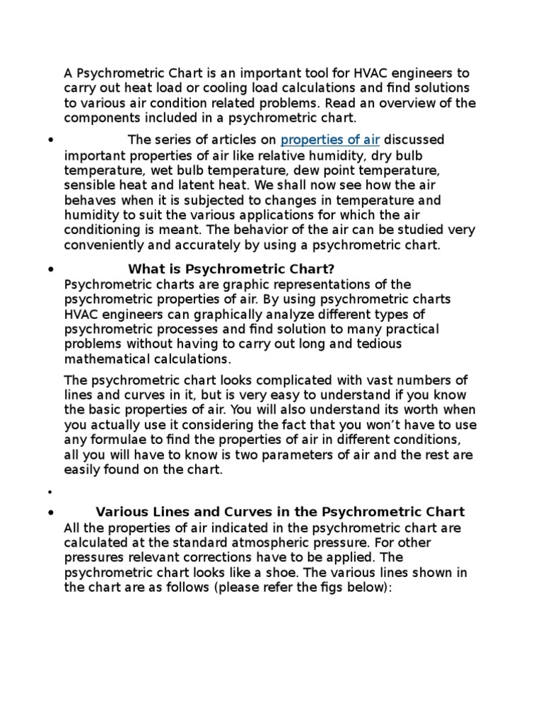 Psycho Metric Chart | PDF | Meteorology | Atmospheric Thermodynamics