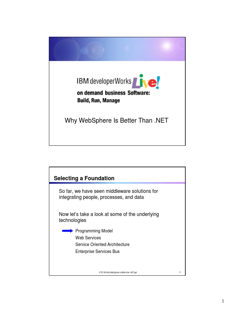 Web Sphere Vs Net | PDF | Component Object Model | Java Platform