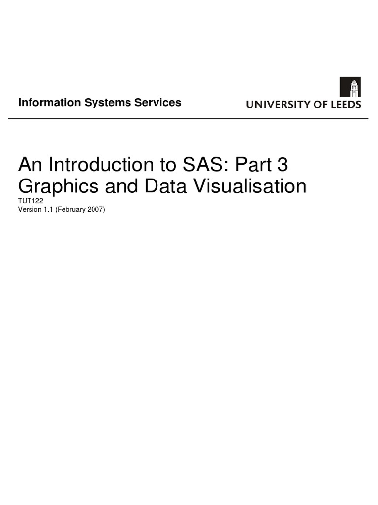 Sas Graphs CHK | PDF | Sas (Software) | Chart