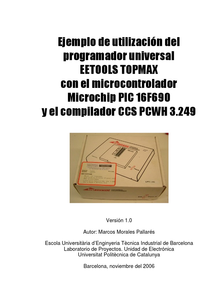 Programador Universal EETOOLS TOPMAX | Descargar gratis PDF ...