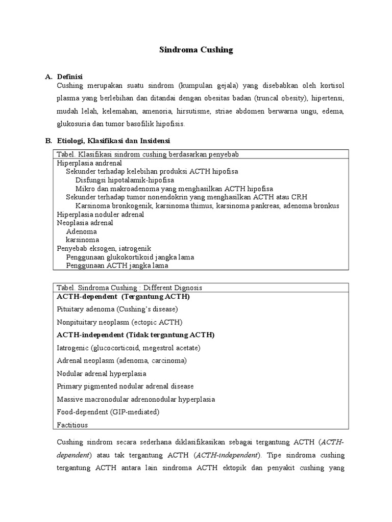 Sindroma Cushing | PDF