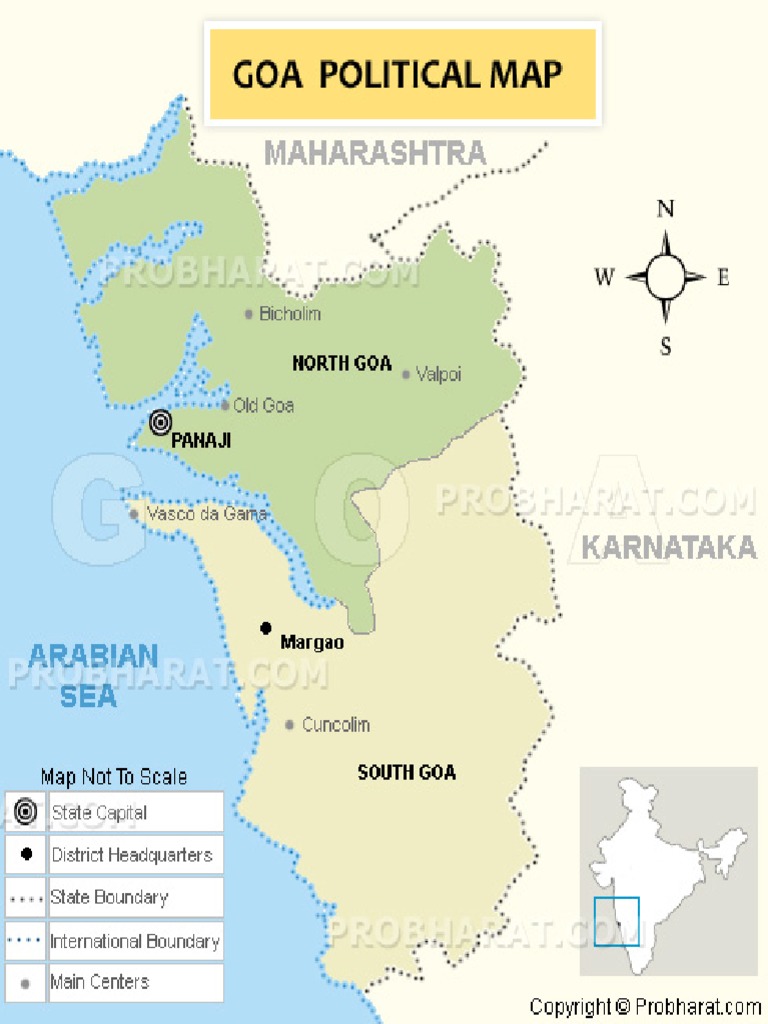 Goa Political Map PDF | PDF