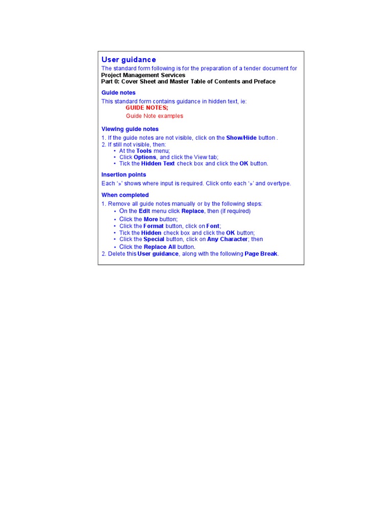 Pms Overview Including Cover Sheet and Master Table of Contents 0 | PDF