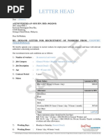 TNB Authorisation Letter (Apply) | PDF