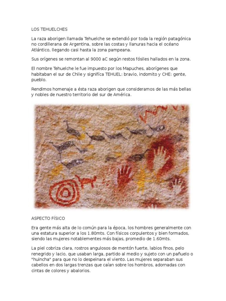 Los Tehuelches | PDF