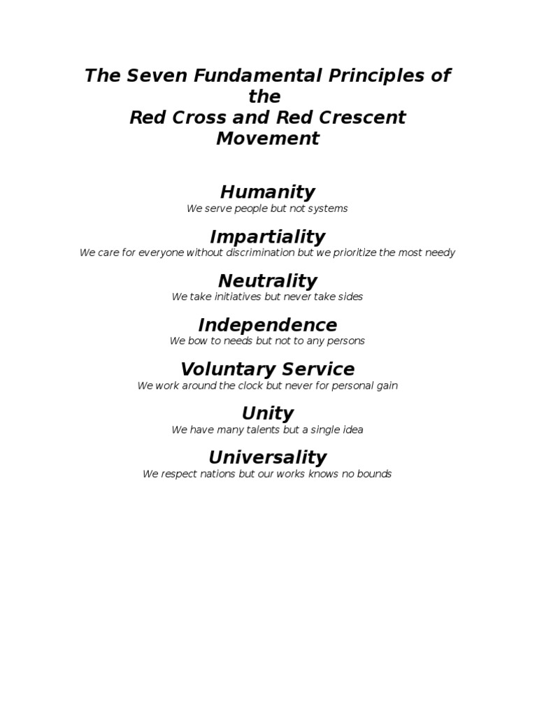 The Seven Fundamental Principles | PDF