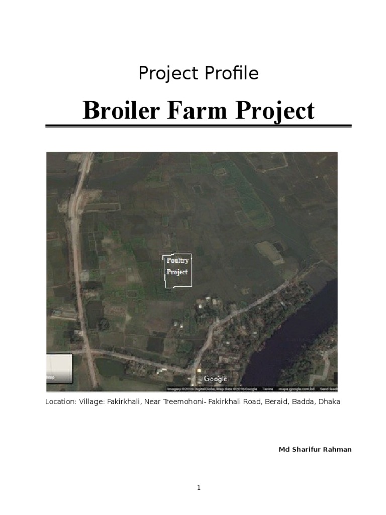 Beraid Broiler Project Profile Final | PDF | Poultry Farming | Revenue