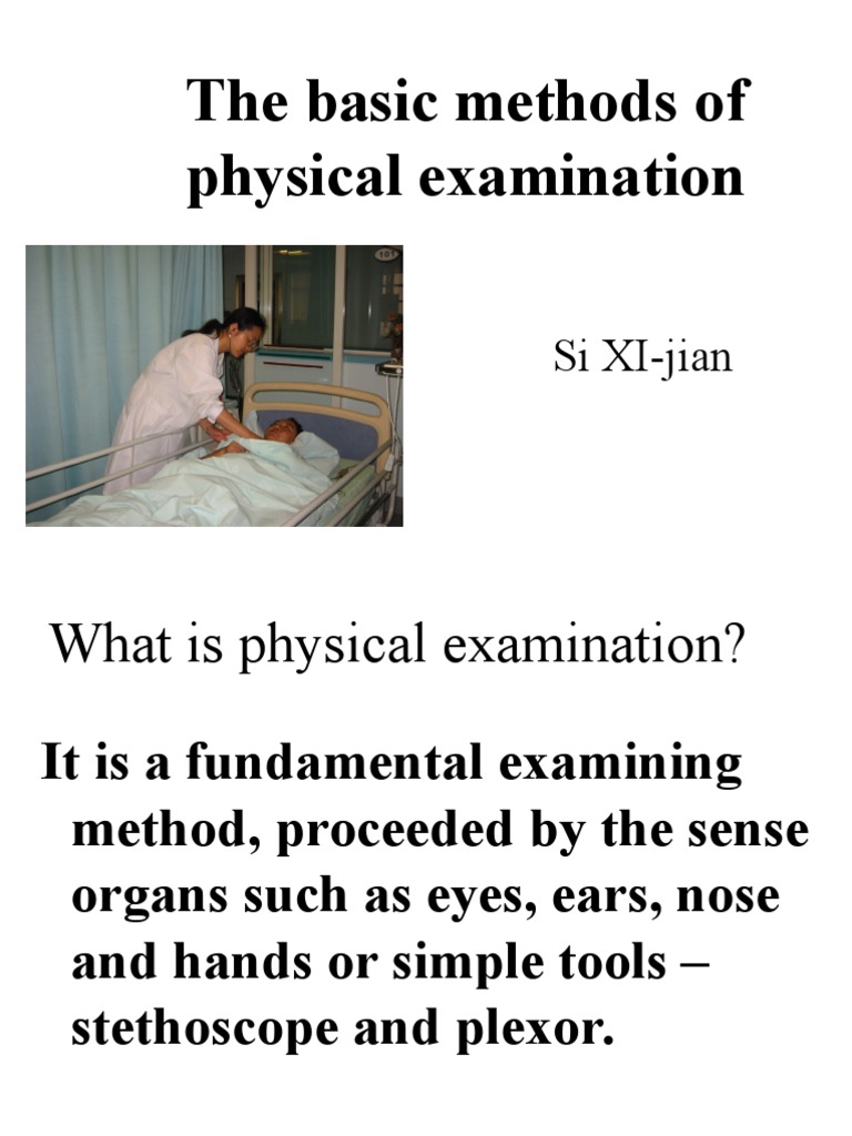 Methods of Physical Examination | PDF | Abdomen | Physical Examination
