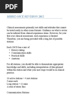 OSCE Station Sample | PDF | Emergency Department | Physical Examination