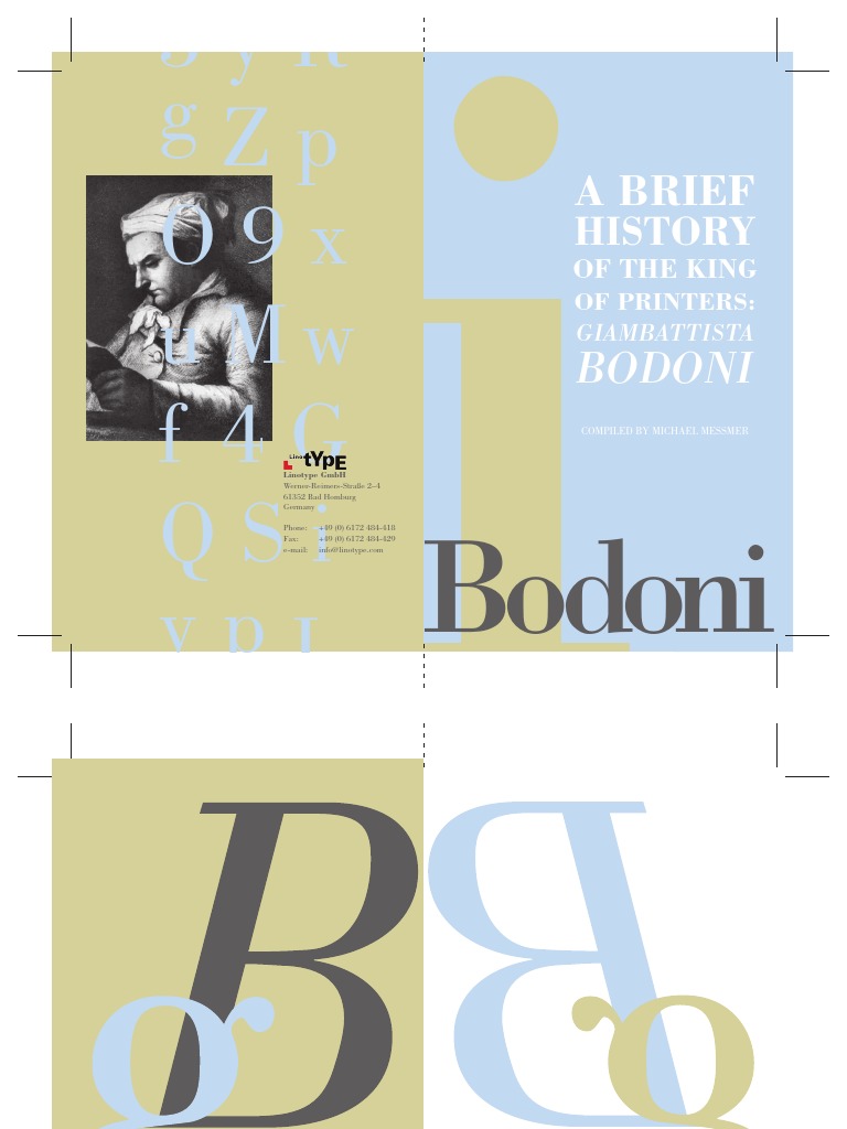 Bodoni PDF | PDF | Typefaces | Serif
