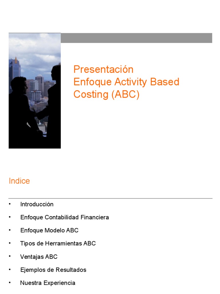 Costeo ABC Presentacion Powerpoint | PDF | Contabilidad | Costo