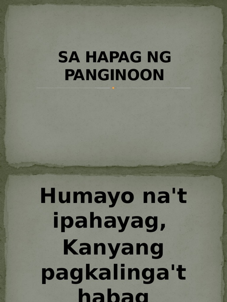 Humayo Na at Ipahayag | PDF