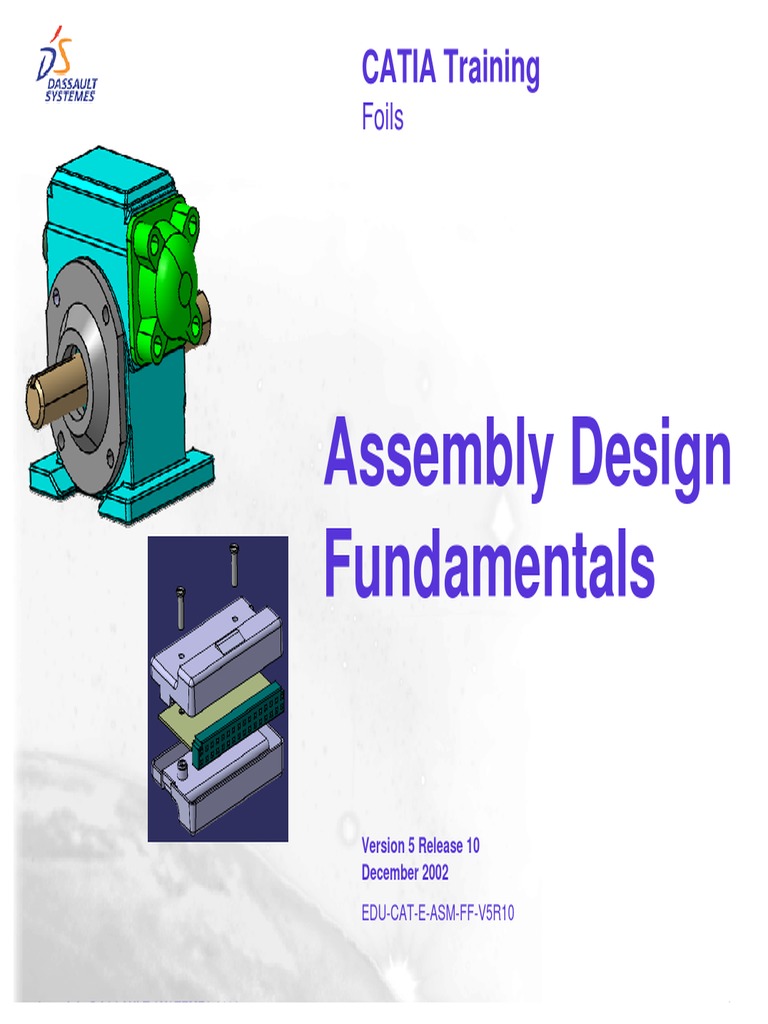 Assembly Design CATIA V5 | PDF | Euclidean Vector | Icon (Computing)