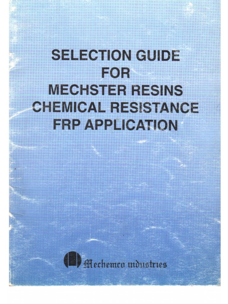 Corrosion Chart, FRP-FRV | PDF