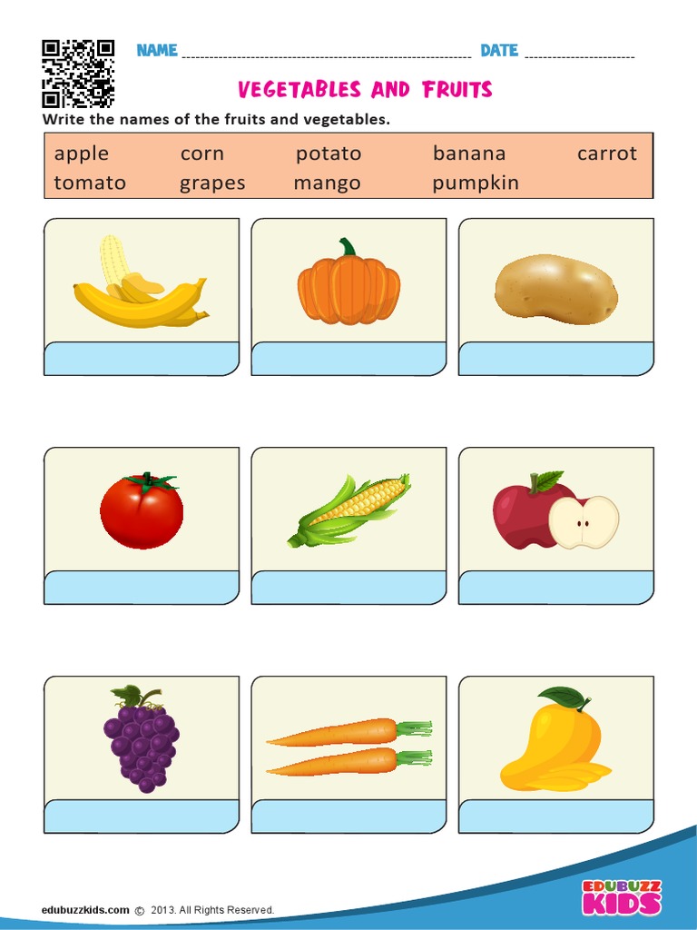 1 Fruits Vegetables | PDF