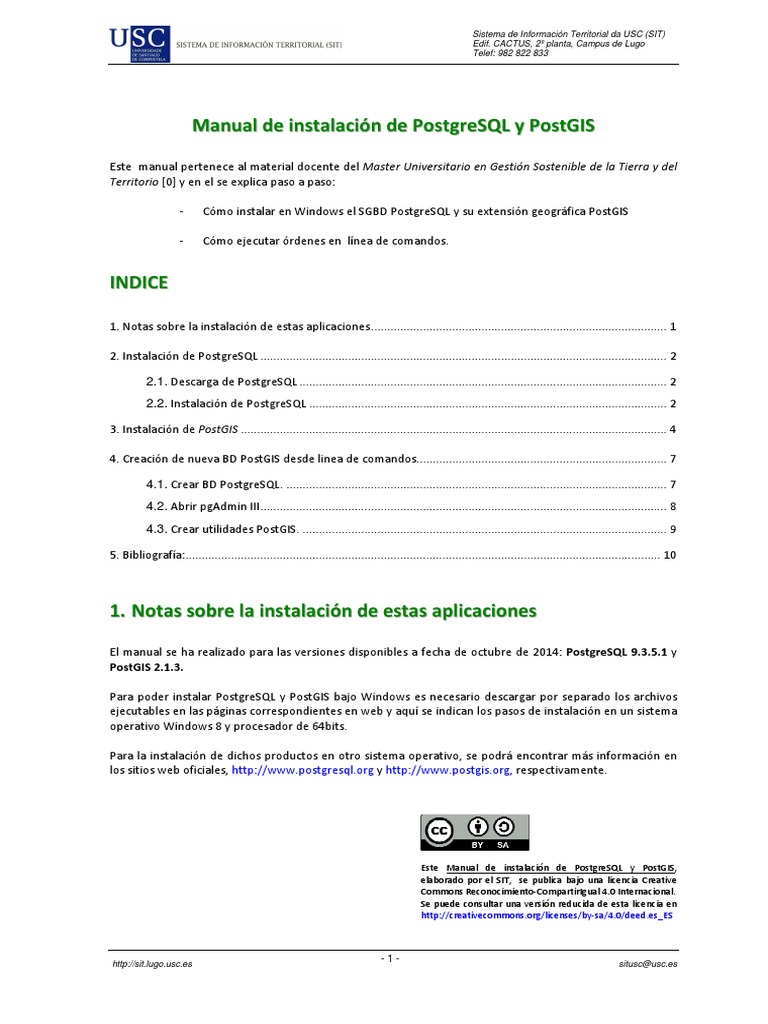 Instalacion postgreSQL | PDF | Postgre Sql | SQL