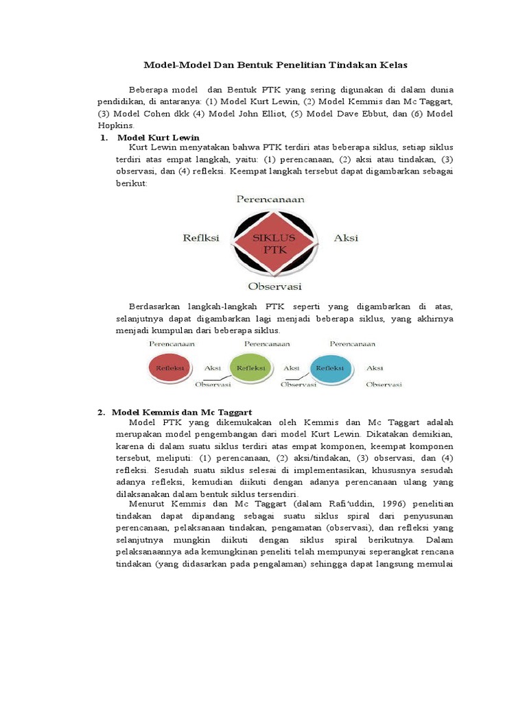 Model PTK Dan Masalah | PDF
