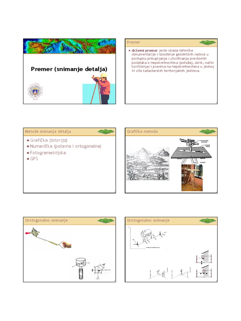 LEKCIJA 8 - Premer (Snimanje Detalja) | PDF