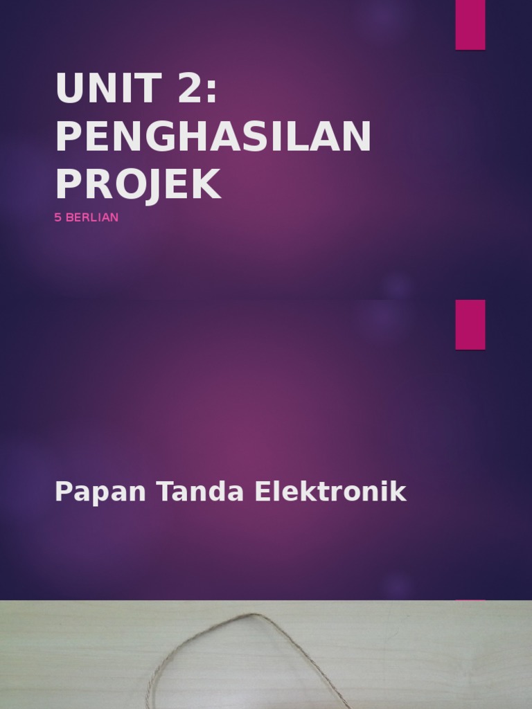 RBT Bahan Projek | PDF