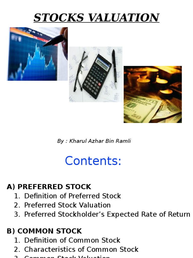 Valuing Preferred and Common Stocks | PDF | Preferred Stock | Stocks