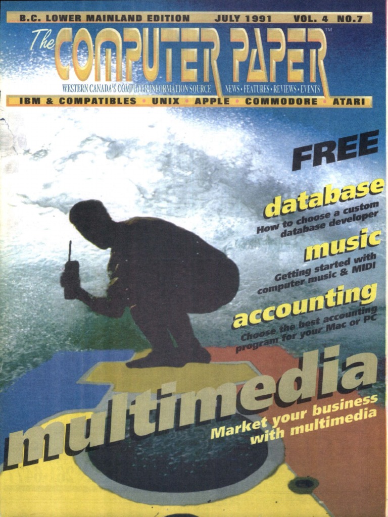1991-07 The Computer Paper - BC Edition | PDF | Data Compression ...