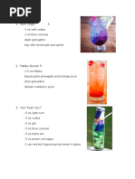 Cappello Cocktail Menu Digital | PDF