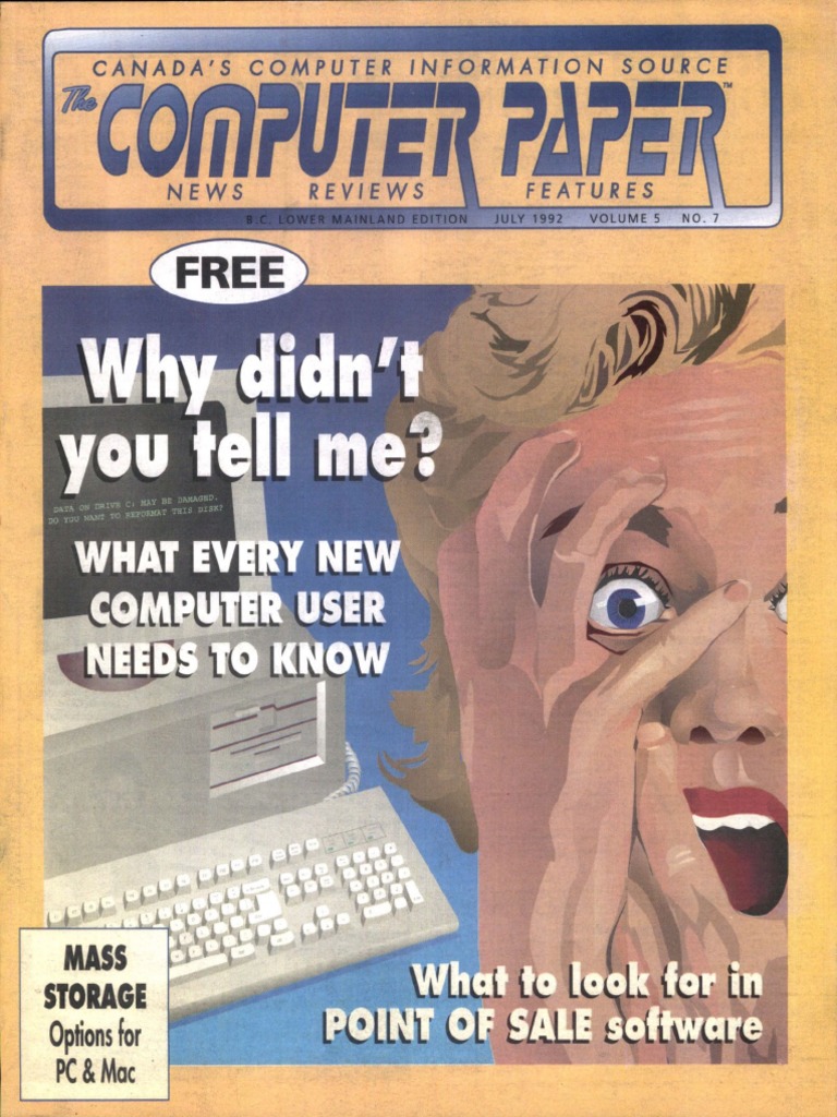 1992-07 The Computer Paper - BC Edition PDF | PDF | Digital Technology ...