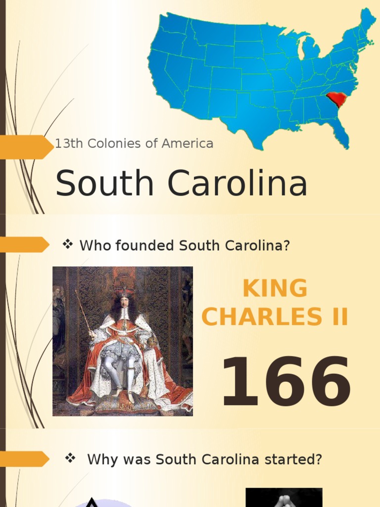South Carolina 13 Colonies of America | PDF