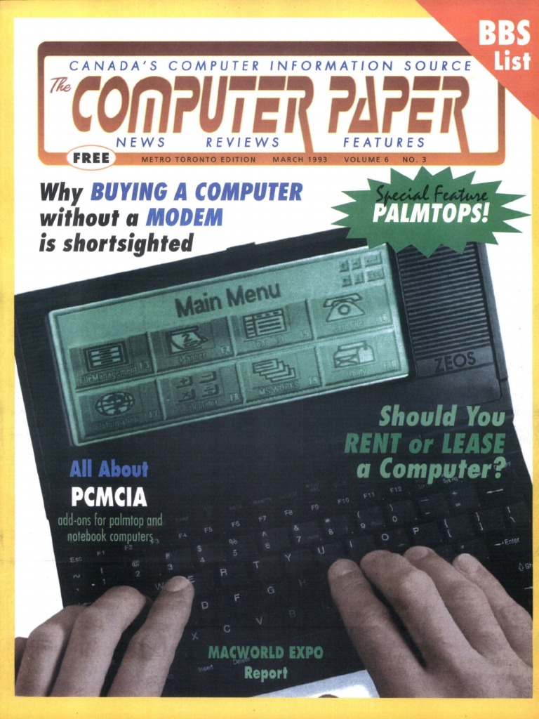 1993-03 The Computer Paper - Ontario Edition | PDF | Internet ...