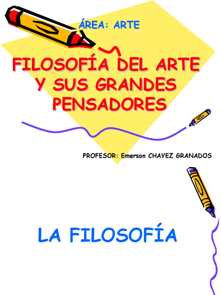 Filosofia Del Arte y Sus Grandes Representantes | PDF | Materialismo ...