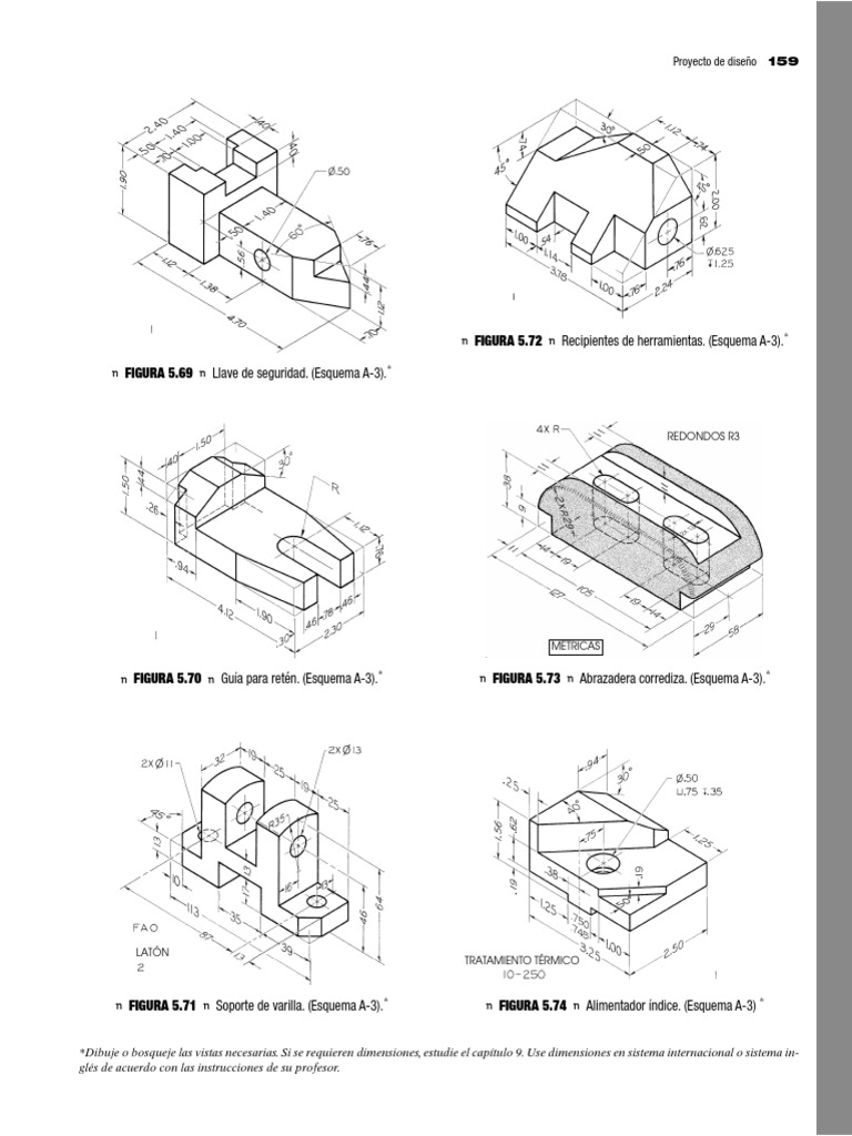 Ejercicios para Realizar Modelos 3d | PDF