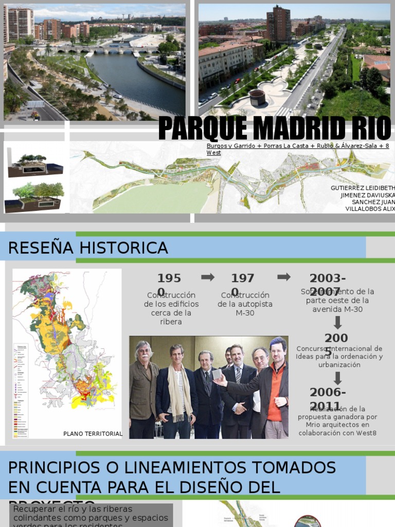 Parque Madrid Rio | PDF | Madrid | Puente