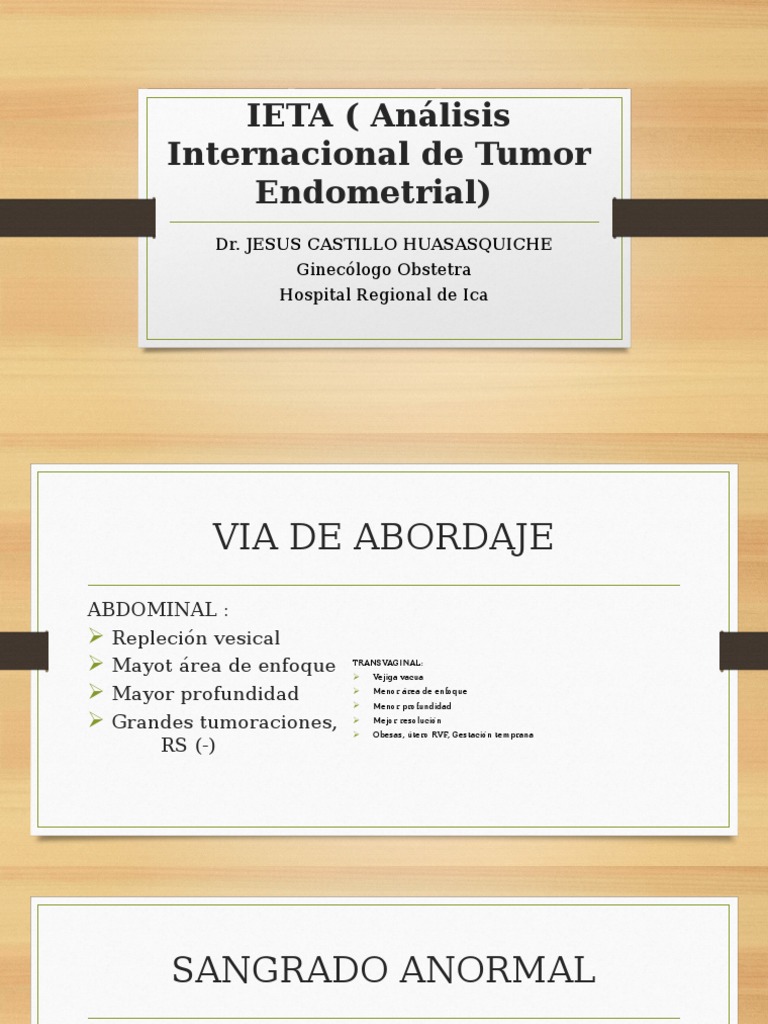 Ecografia IETA (Endometrio) | PDF | Útero | Salud sexual