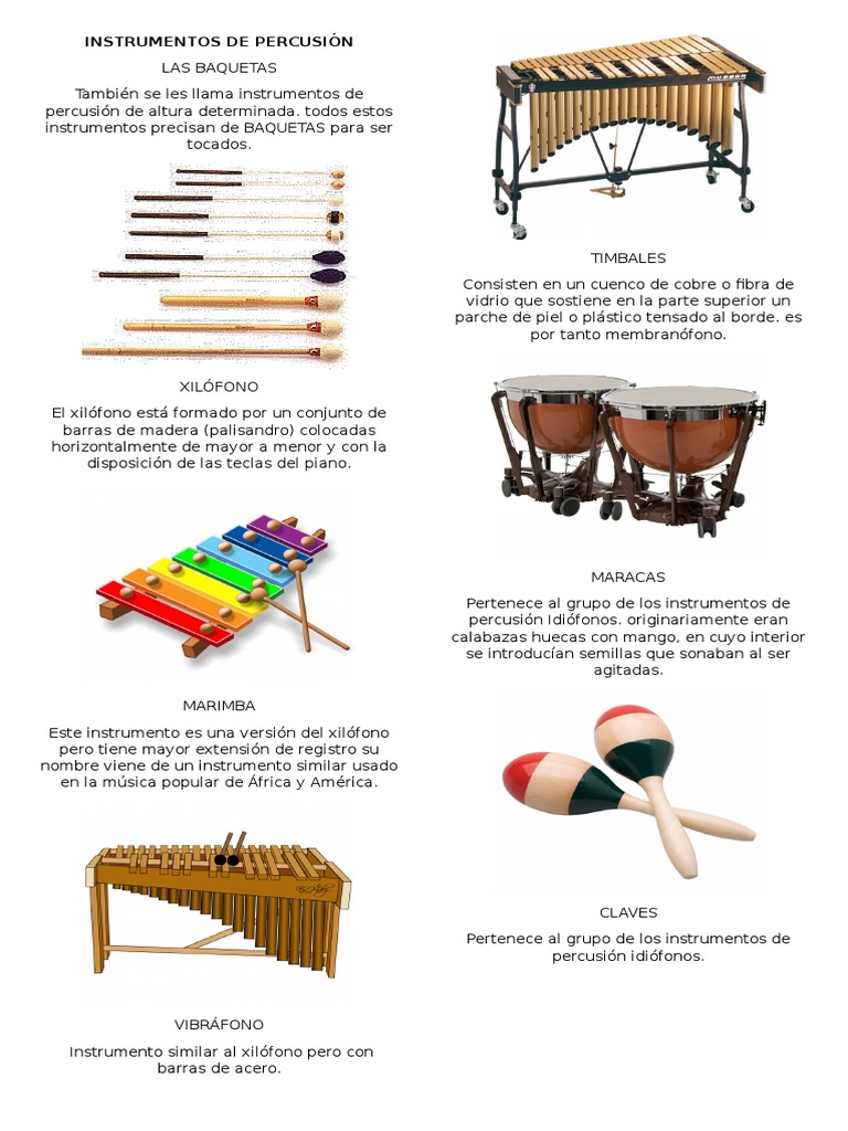 Instrumentos Musicales (Definicion e Imagen) | PDF | Trompeta ...