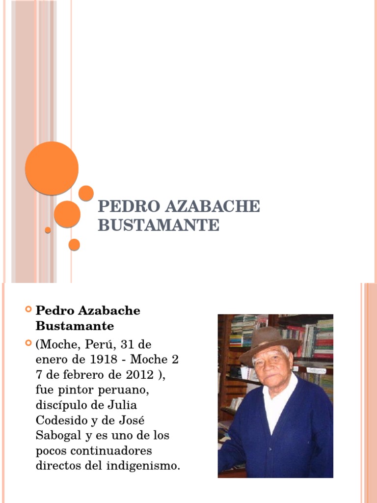 Pedro Azabache Bustamante | PDF