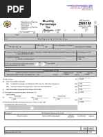 BIR Form 2200-M Excise Tax Return | PDF | Taxes | Payments