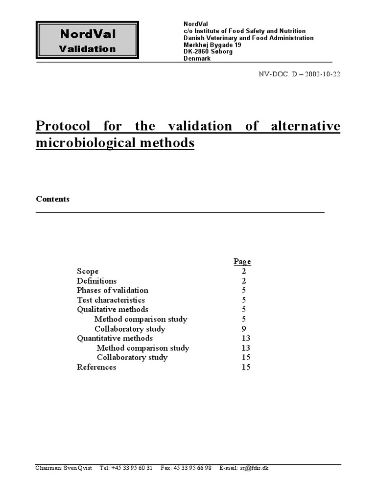Validation Protocol Download Free Pdf Accuracy And Precision Sensitivity And Specificity