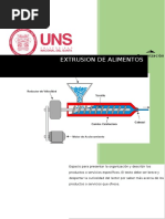 Proceso de Extrusión en Alimentos | PDF | Extrusión | Cereales
